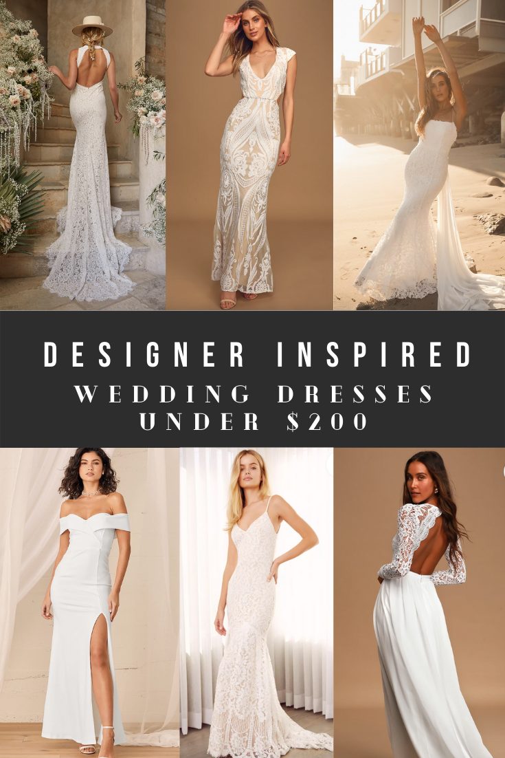 5 Designer Inspired Wedding Dresses and Look Alikes You Love