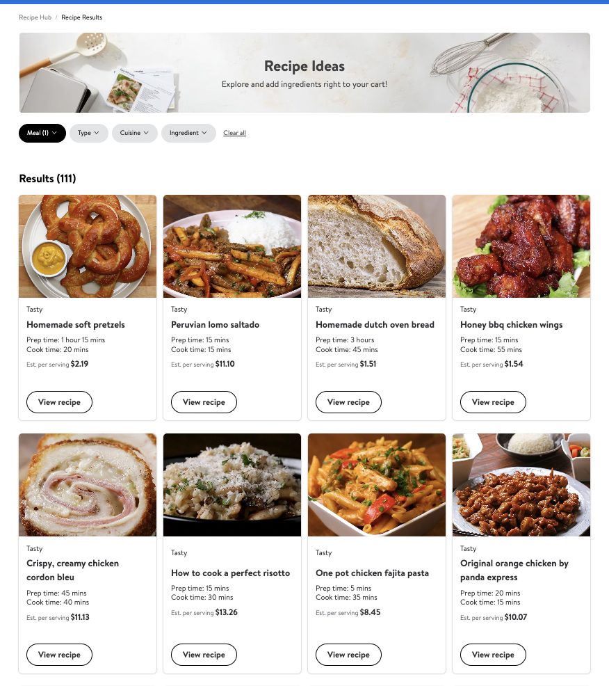 Walmart’s Recipe Hub for Easy, Affordable, and Delicious Meals